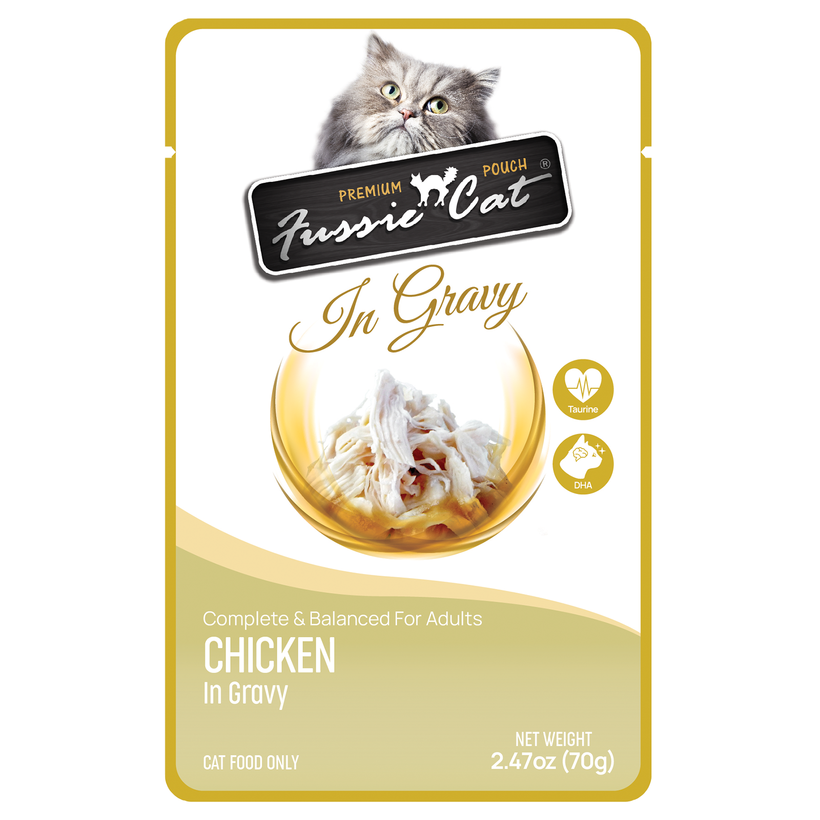 Chicken in Gravy Pouch Recipe - Fussie Cat