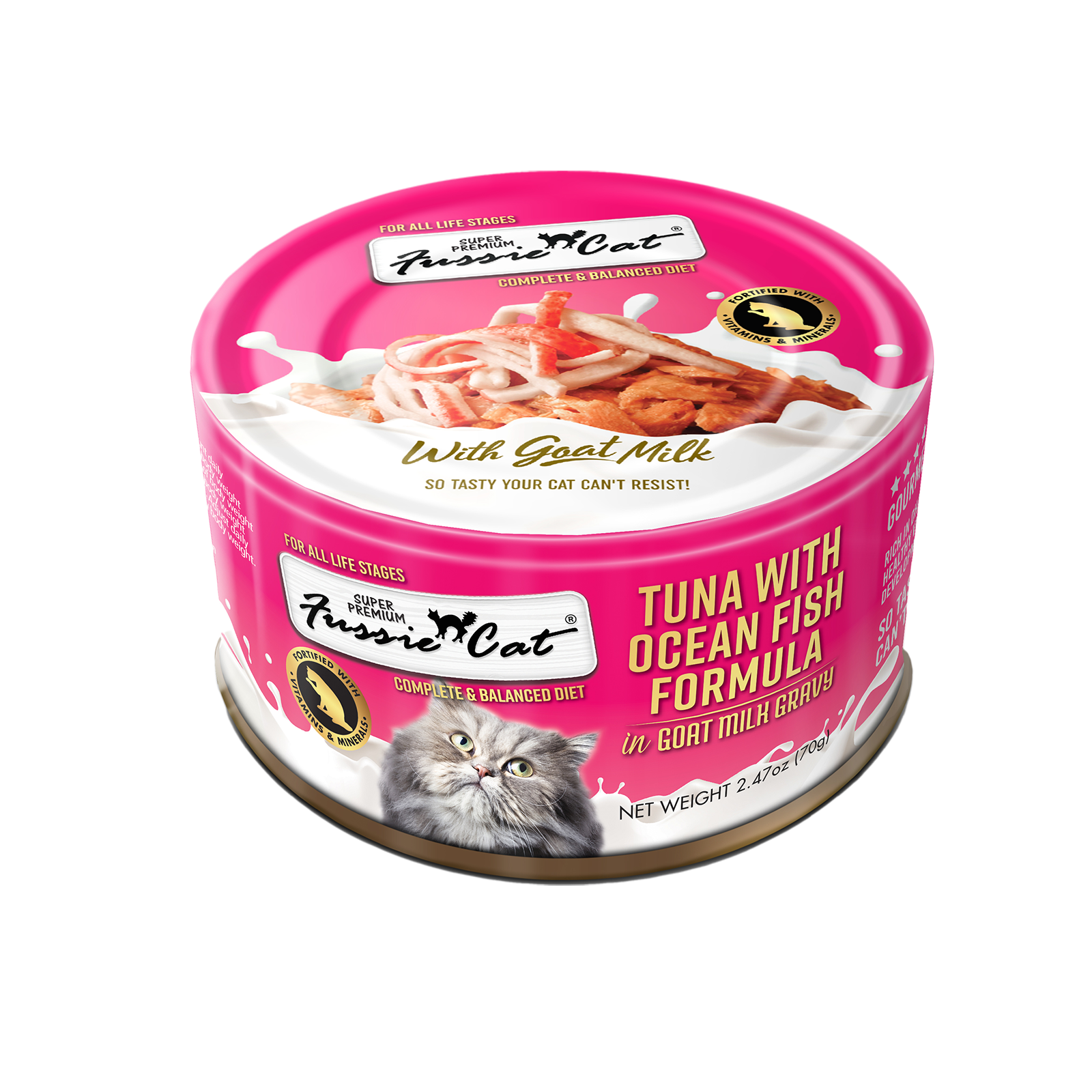 Tuna with Ocean Fish Formula in Goat Milk Recipe - Fussie Cat